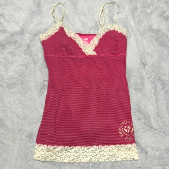 PINK Victoria's Secret | Tops | Vintage Pink Victorias Secret ...